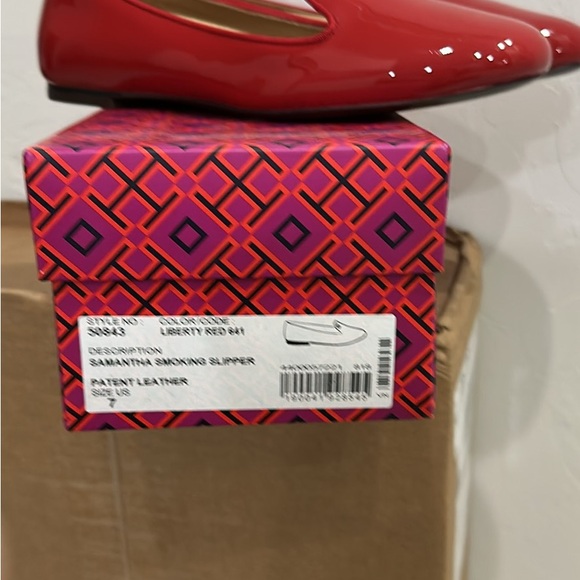 Tory Burch | Shoes | Tory Burch Red Patent Leather Flats | Poshmark